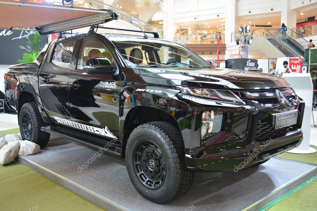 MAKATI, PH - JUNE 18 - Mitsubishi strada athlete black series pick up ...