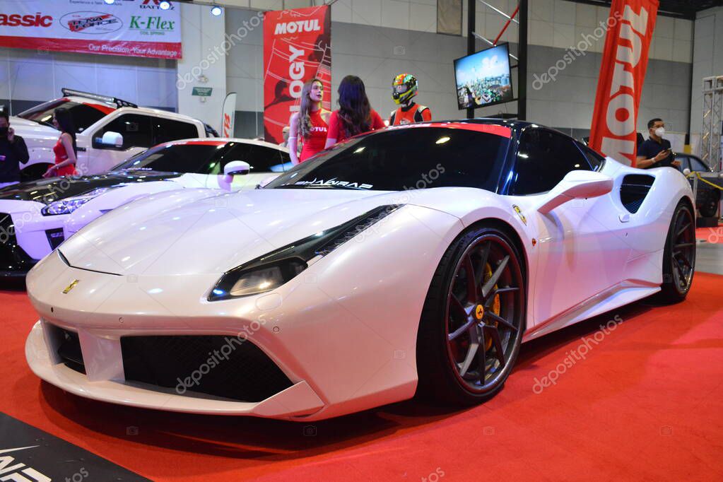 PASAY, PH - MAY 29 - Ferrari 488 spyder at TransSport Show on May 29 ...