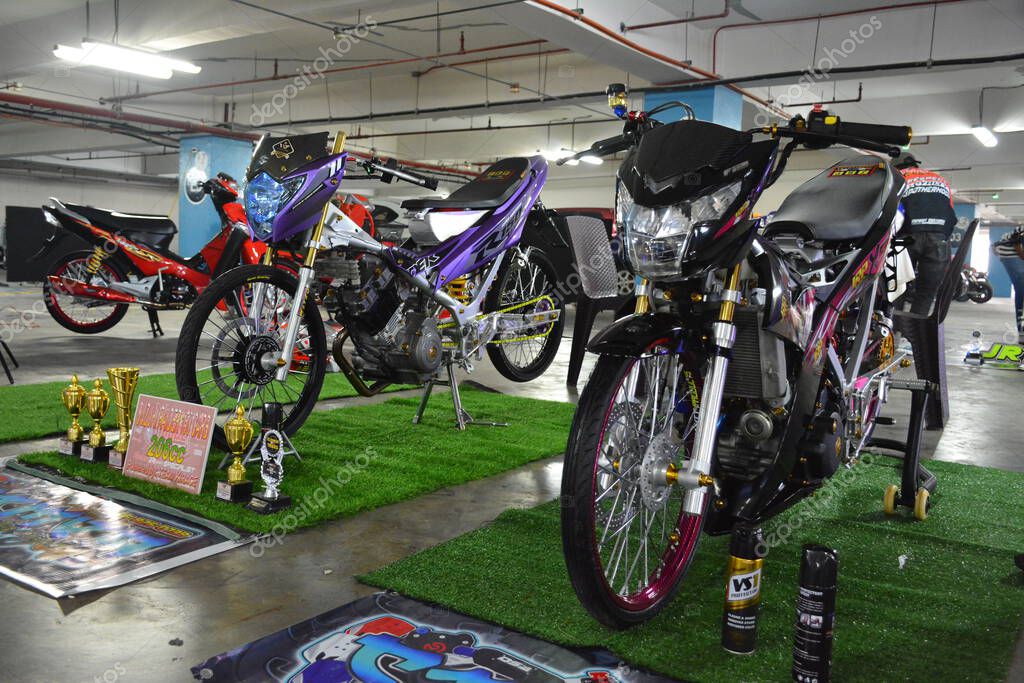 QUEZON CITY, PH - JUNE 4 - Suzuki raider 150 motorcycle at Wild rides ...