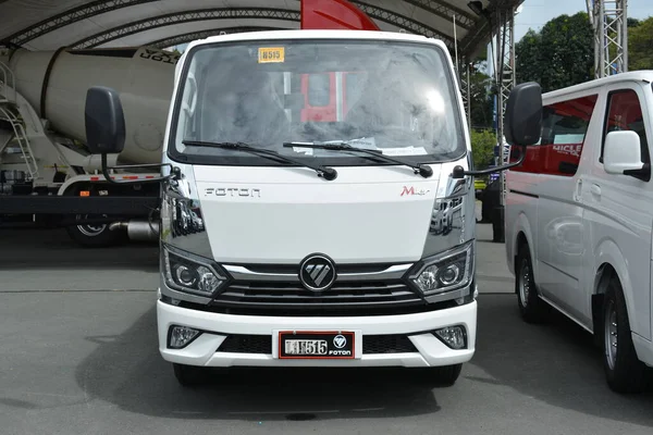 PASAY, PH - FEB 11 - Foton miler dropside truck at Foton Big Show on ...