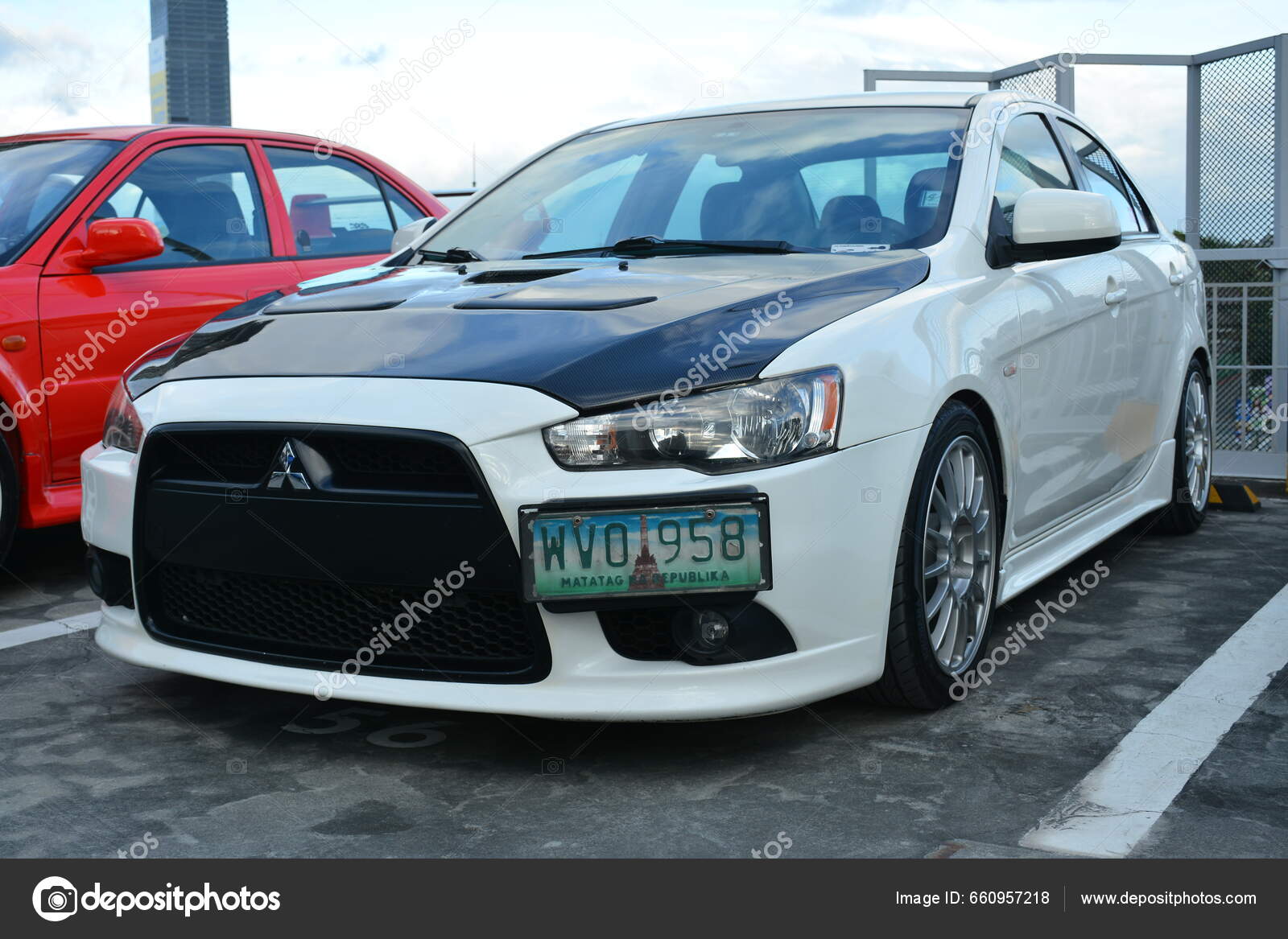 San Juan Feb Mitsubishi Lancer East Side Collective Car Meet — Stock ...