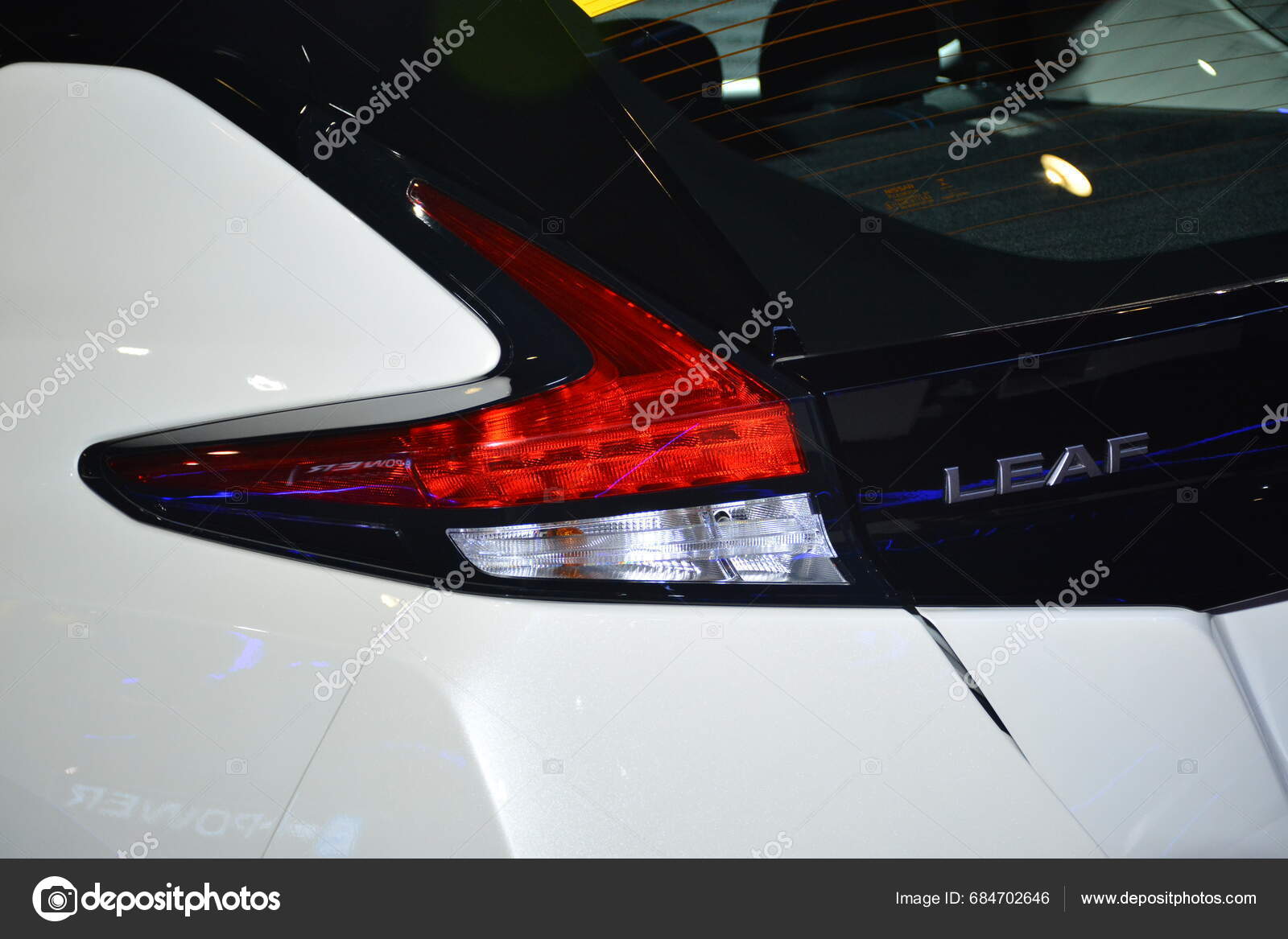 Pasay Oct Nissan Leaf Brake Light Phil Electric Vehicle Summit – Stock ...