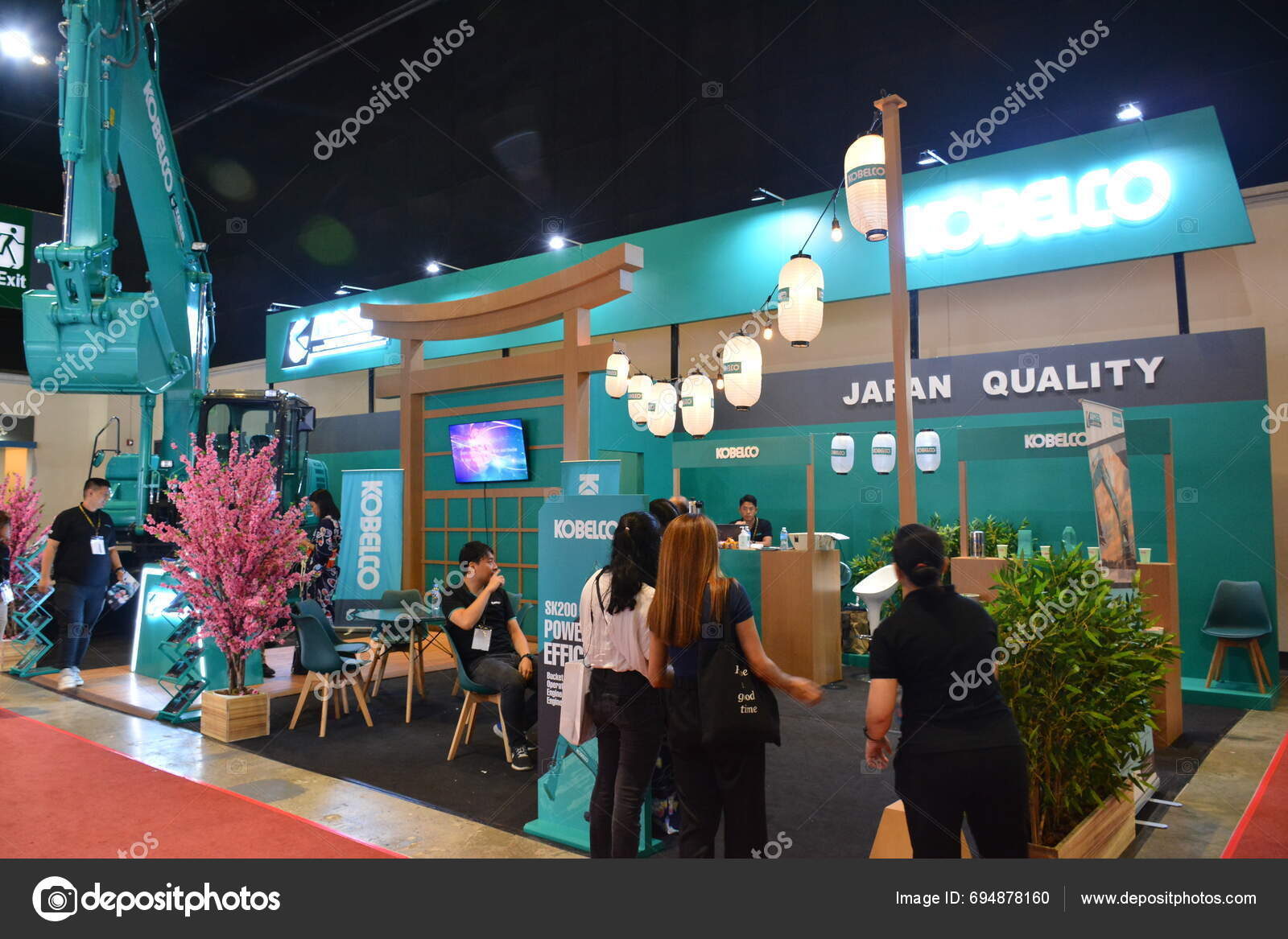 Pasay Nov Kobelco Booth Philconstruct November 2023 Pasay Philippines ...