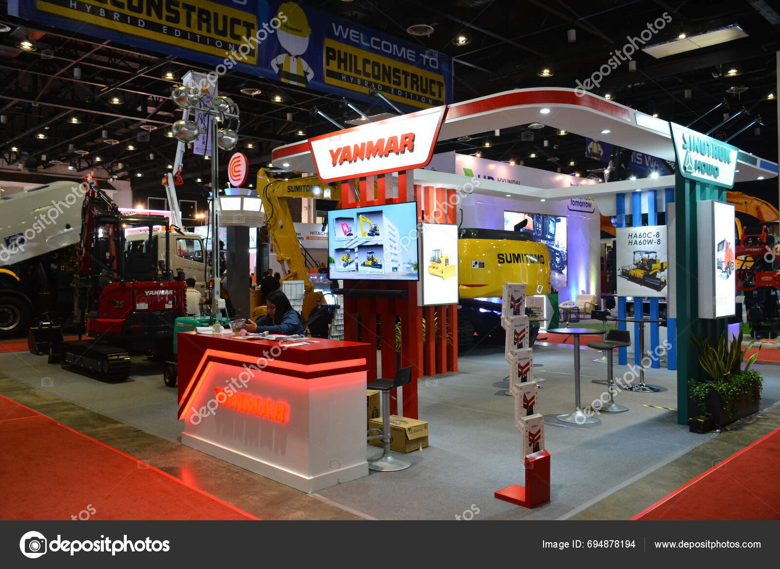 Pasay Nov Yanmar Booth Philconstruct November 2023 Pasay Philippines ...