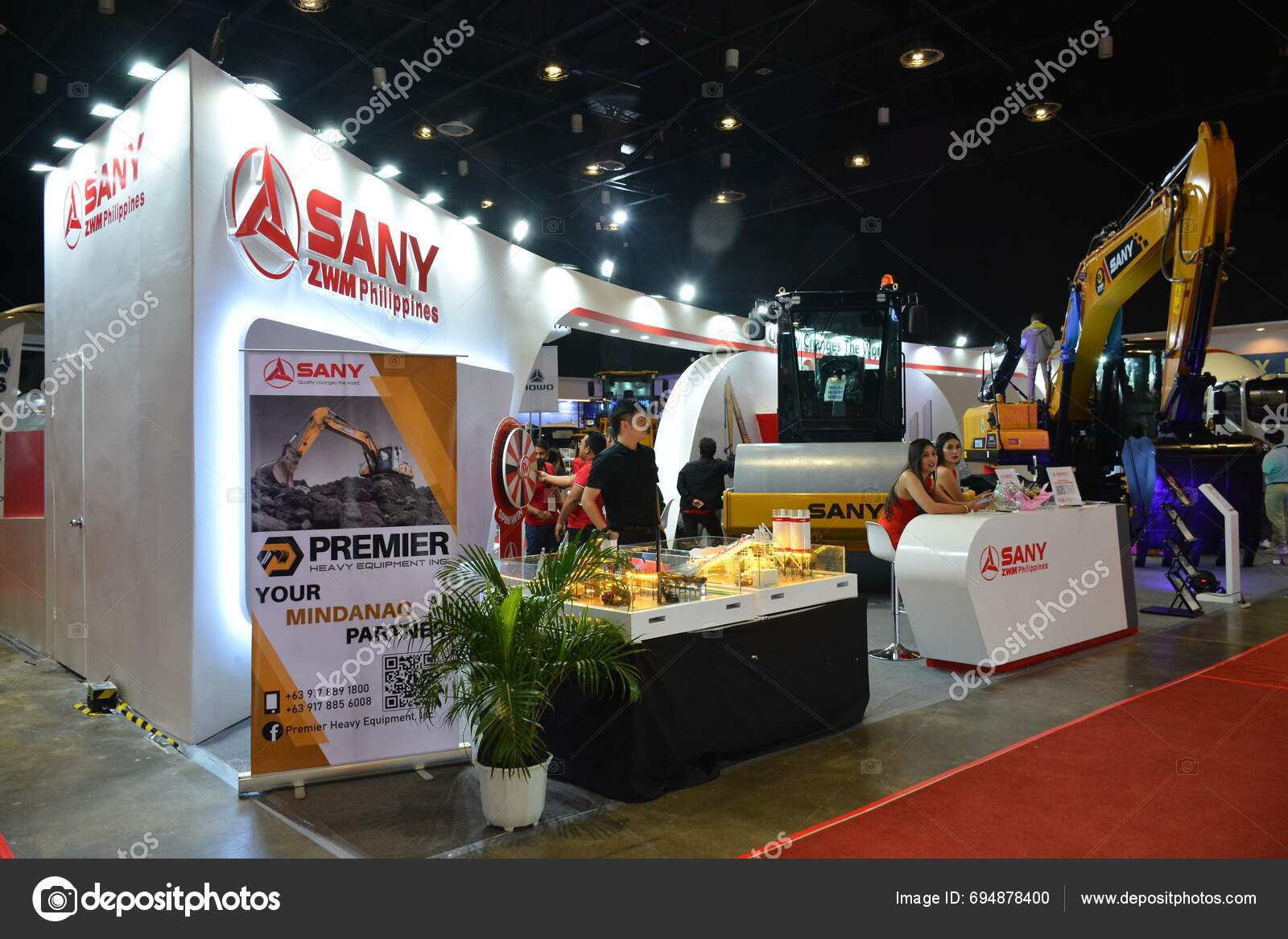 Pasay Nov Sany Booth Philconstruct November 2023 Pasay Philippines ...