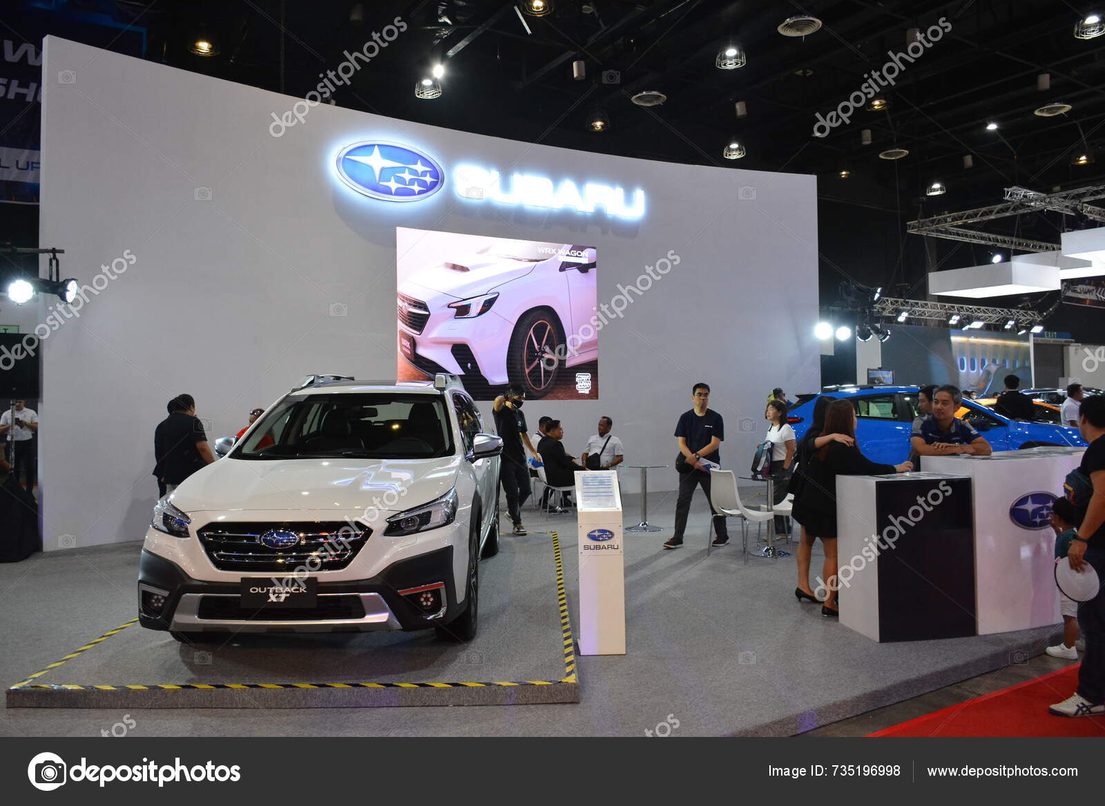 Pasay Apr Subaru Stand Auf Der Manila International Auto Show ...