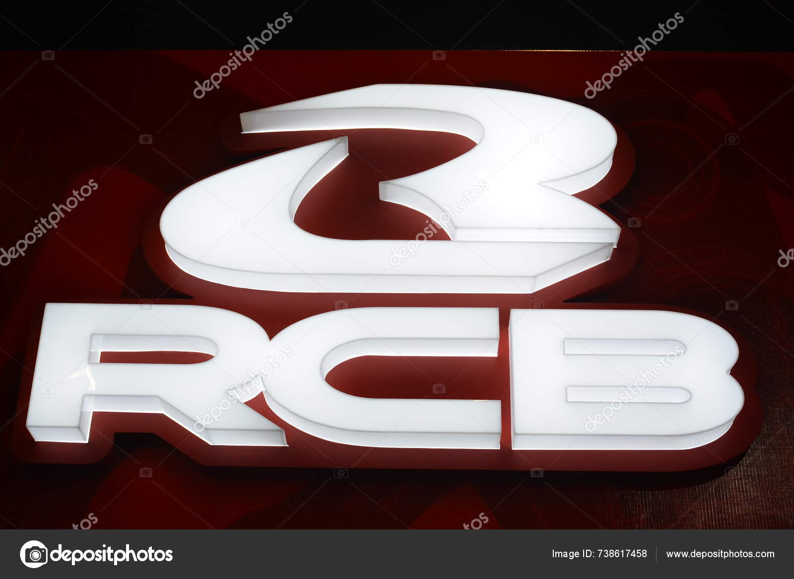 Pasay Mar Rcb Booth Sign Racing Bike Fest Trade Show — Stock Editorial ...