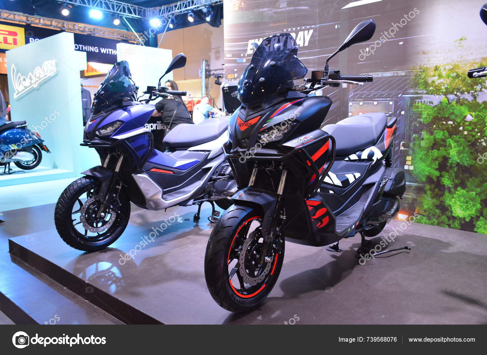 Pasay Apr Aprilia Makina Moto Show April 2024 Pasay Philippines — Stock Editorial Photo ...