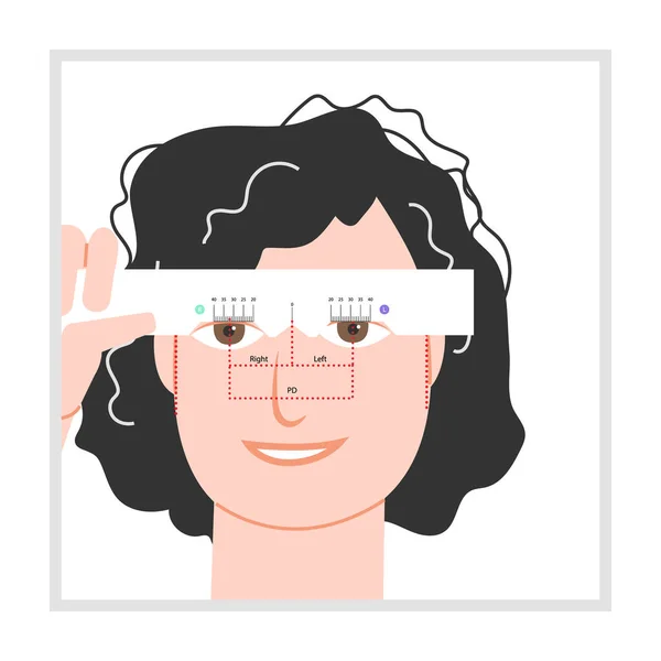 Golovin Sivtsev Table Eye Test Chart Medical Illustration Line Vector ...