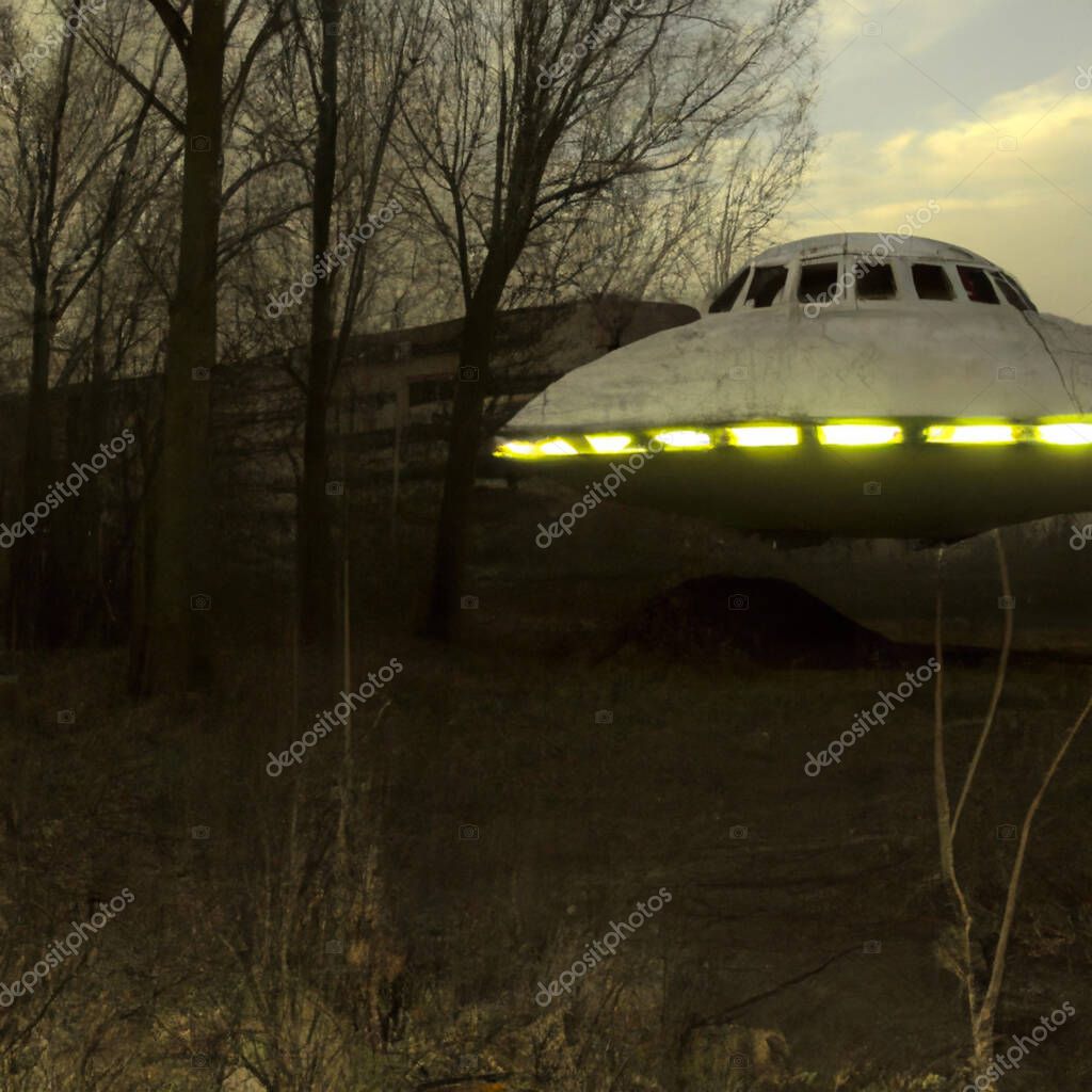 Objeto volador no identificado OVNI. un movimiento visualmente ...