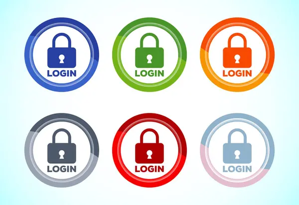 Login icon Vector Images | Depositphotos