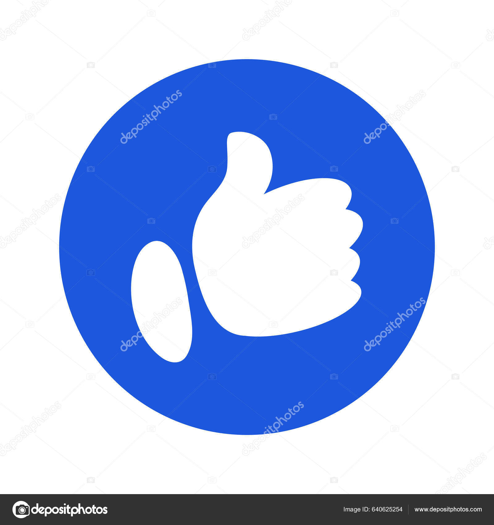 Thumbs Icon Hand Icon Positive Rating Liked Modern Icon Social Stock ...