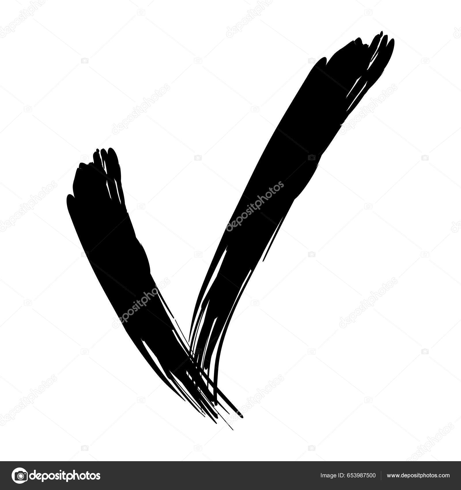 Black Grunge Check Mark Vektor Izolovaný Bílém Pozadí Stock Vektor od ... Black Grunge Check Mark Vektor Izolovaný Bílém Pozadí Stock Vektor od ...