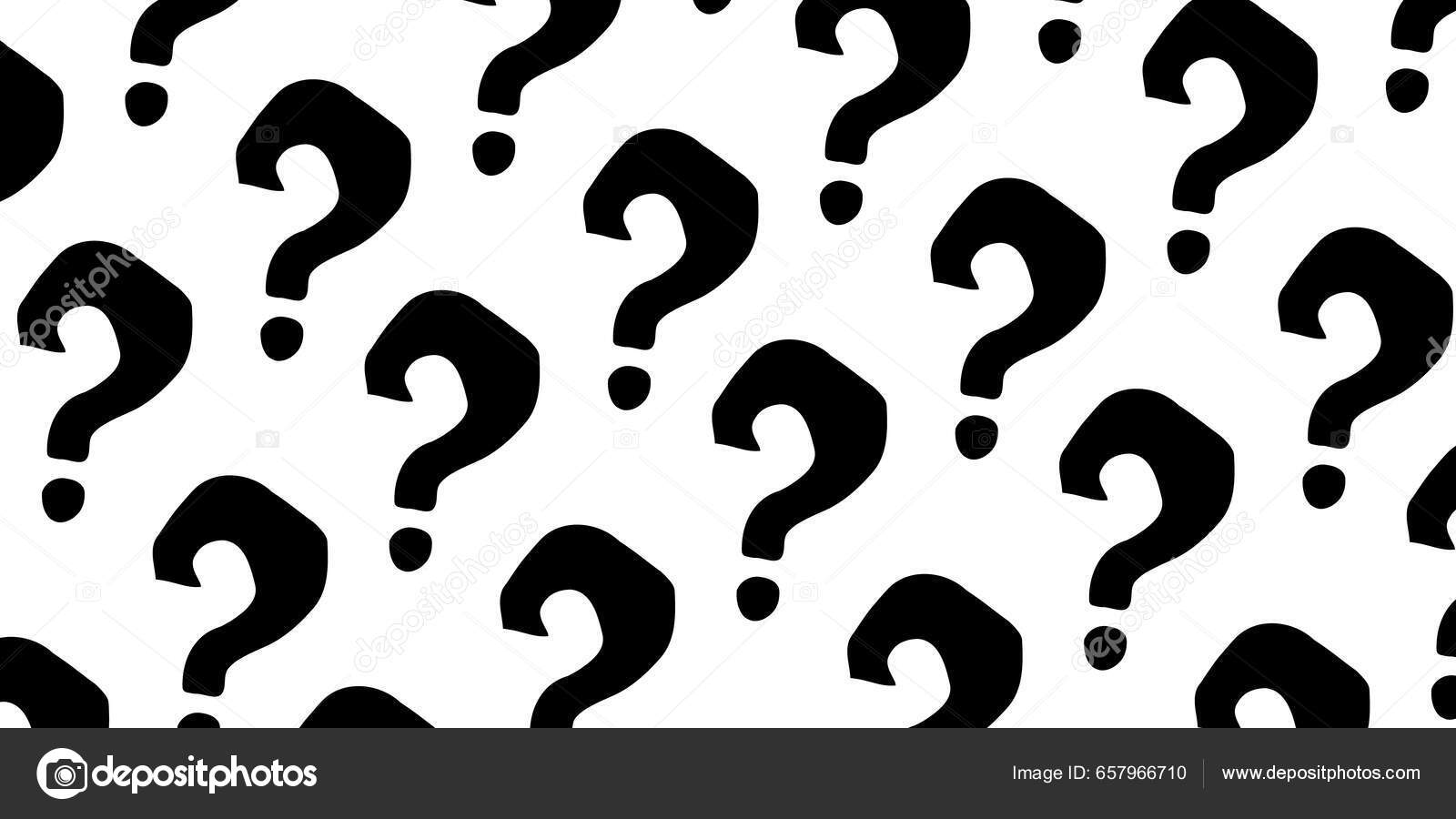 Question Marks Background Black And White 52,383 Question Mark Stock