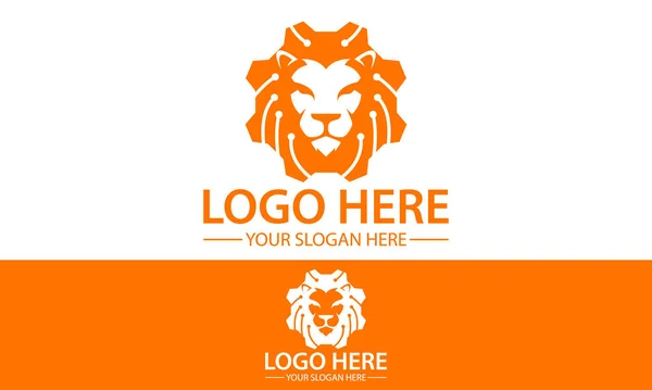 Modelo de design de logotipo leão imágenes de stock de arte vectorial ...
