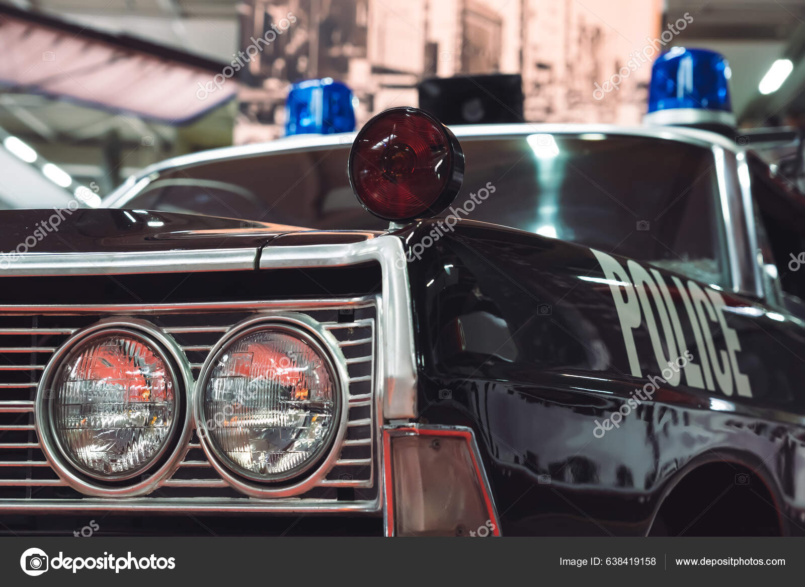 American Police Cars Inside