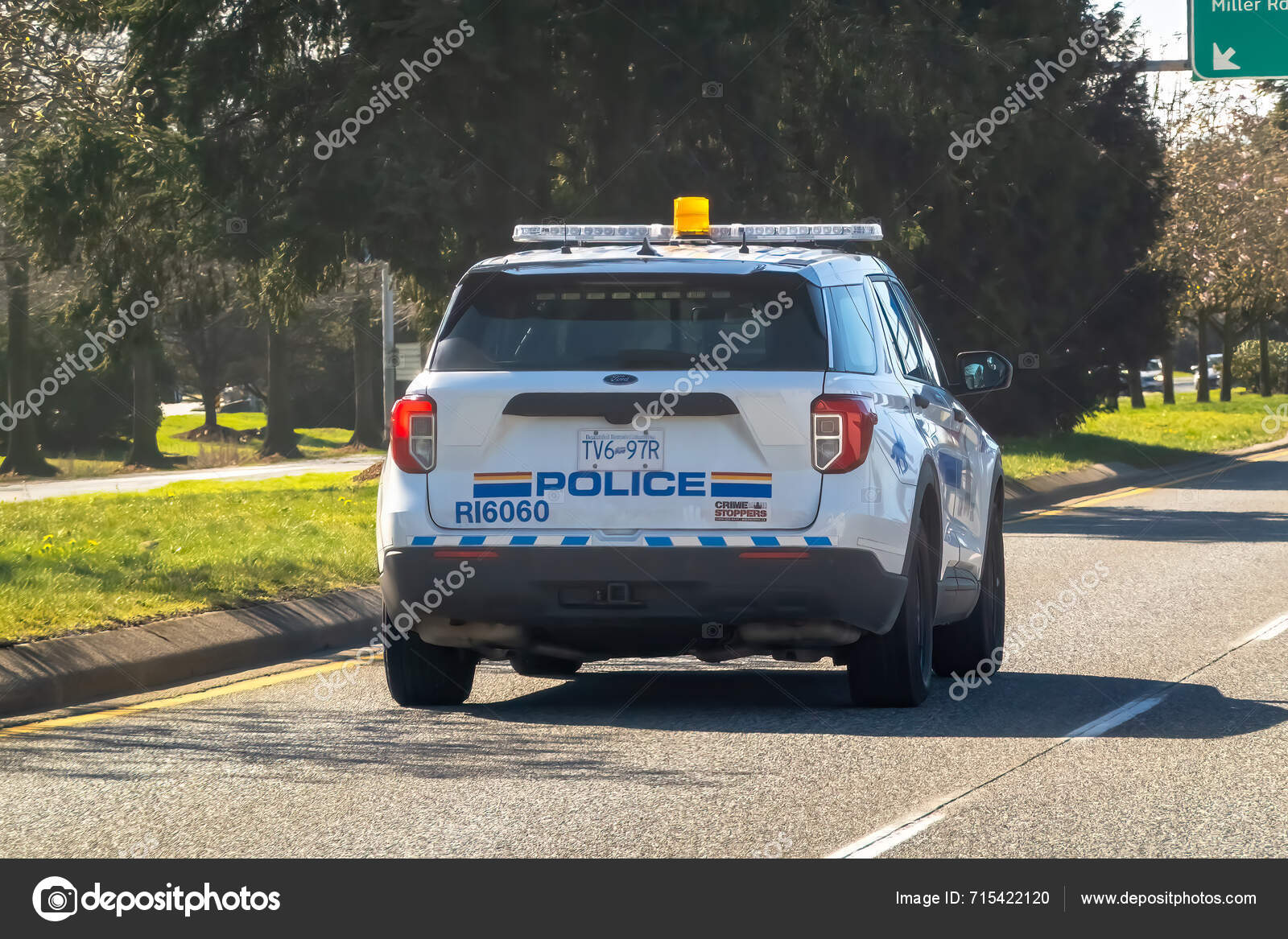 Vancouver Columbia Británica Canadá Abr 2024 Parte Posterior Vehículo ...