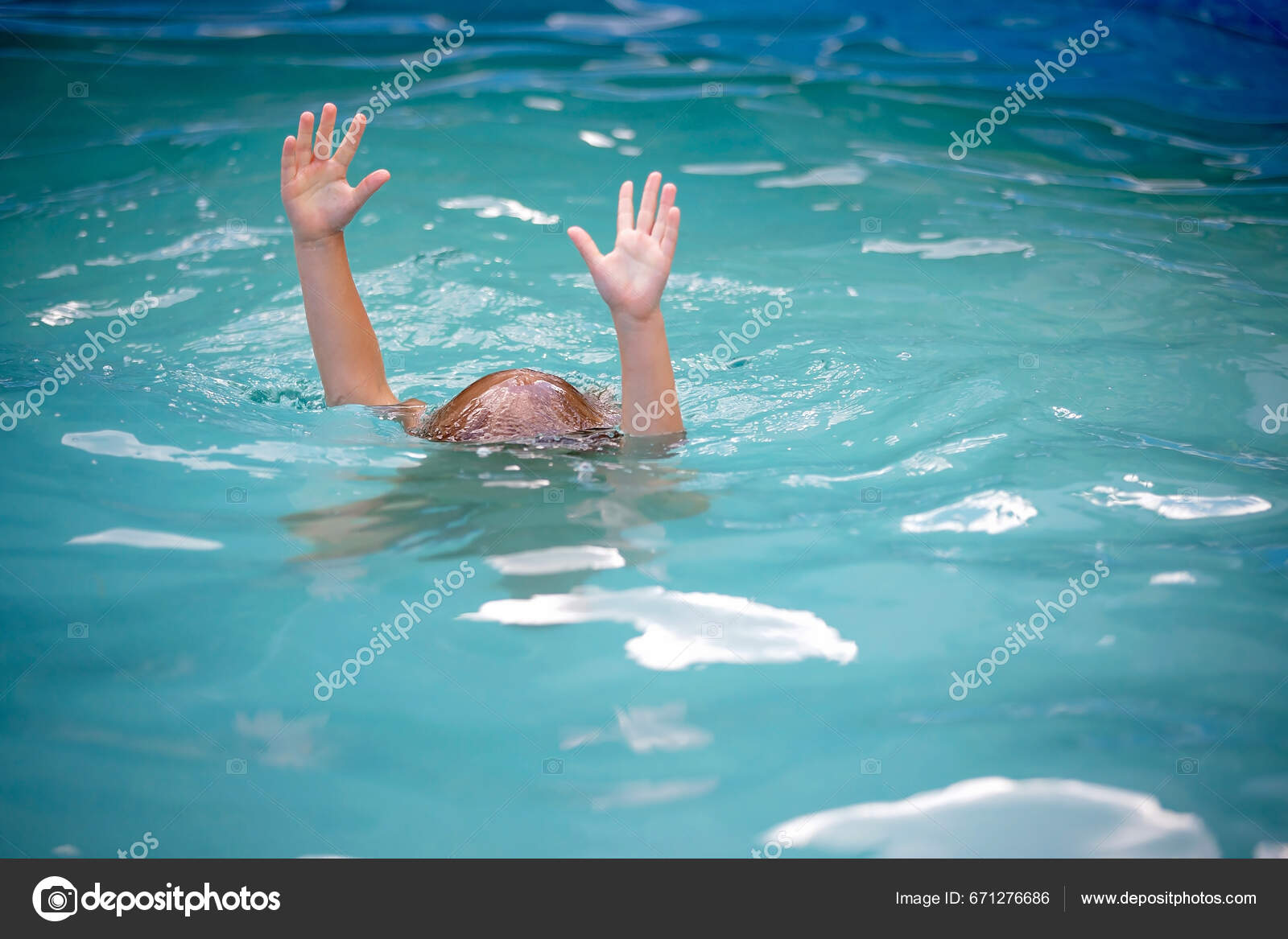 Person Drowning In Pool