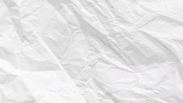 Stop Motion Animated Paper Texture Background Crumpled White Paper ...