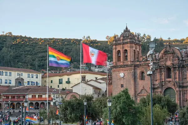 Bandera del cusco Stock Photos, Royalty Free Bandera del cusco Images ...