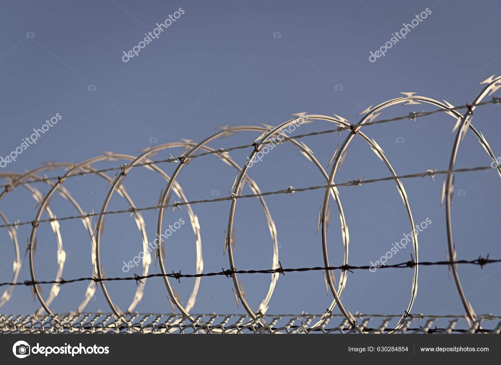 Prison Barb Wire Fence