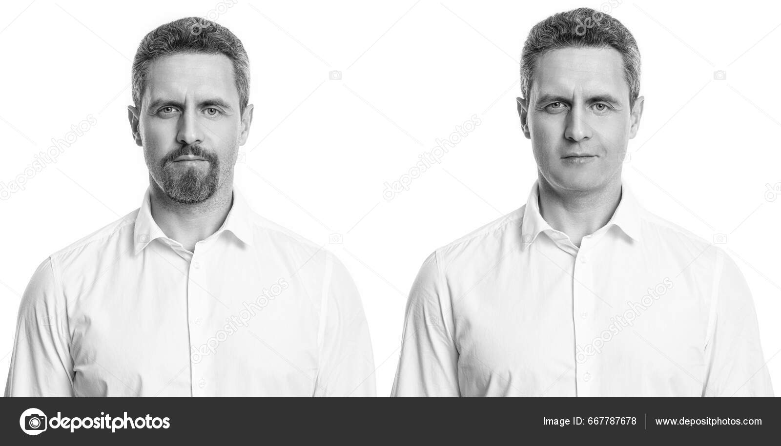 Guy Stubble Collage Background Guy Face Stubble Collage Isolated White ...