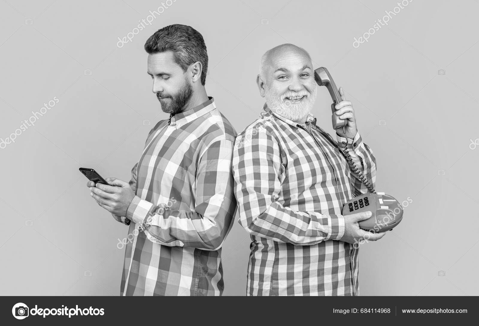 Smiling Men Technology Studio Men Technology Background Photo Men ...