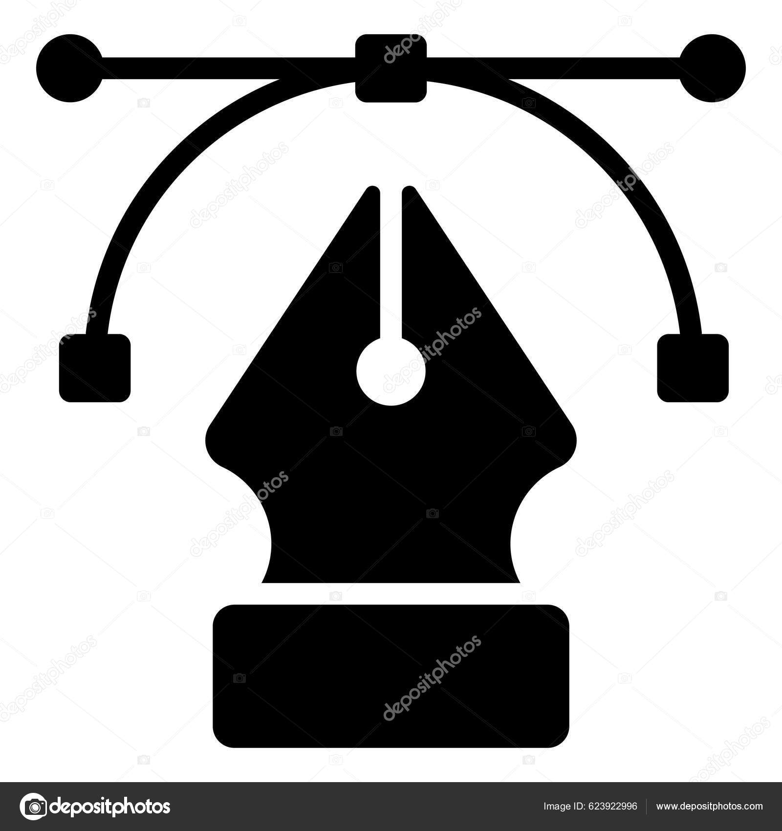 Pen Tool Icon User Interface Vector Illustration Simple Vector Sign ...