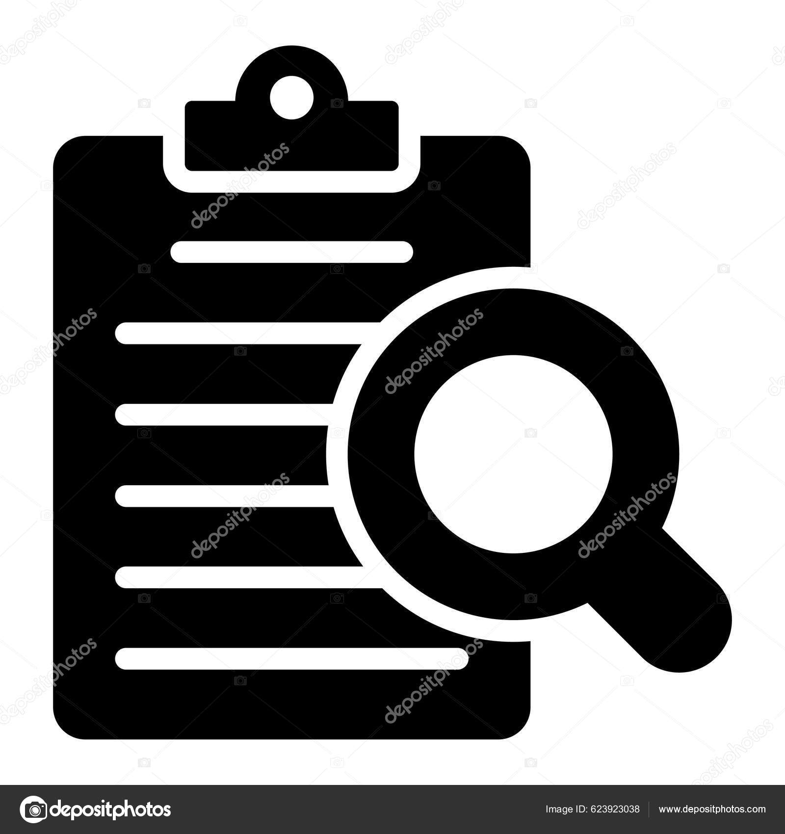 Audit File Icon User Interface Vector Illustration Simple Vector Sign ...
