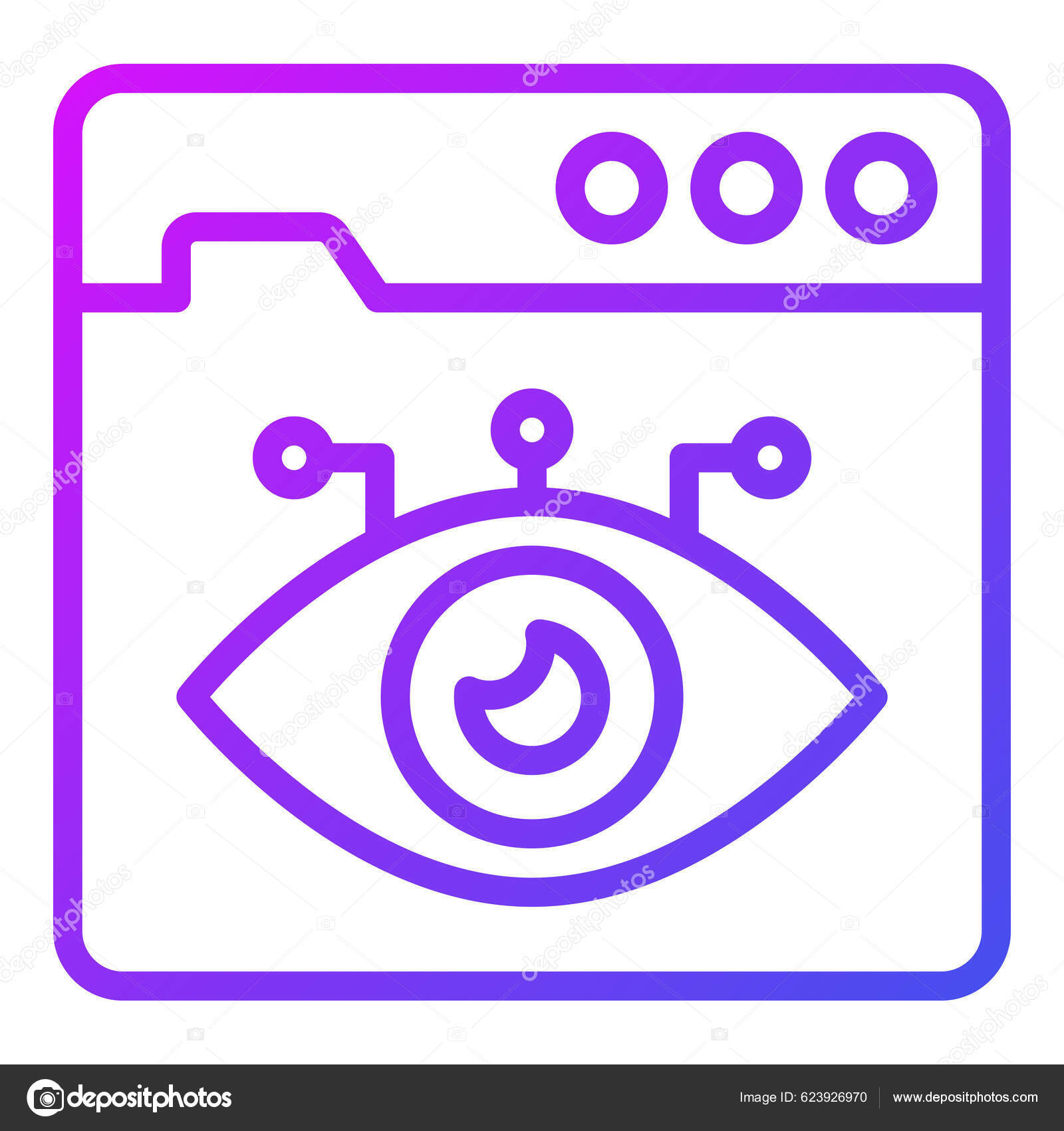 Web Vision Icon User Interface Vector Illustration Simple Vector Sign ... Web Vision Icon User Interface Vector Illustration Simple Vector Sign ...