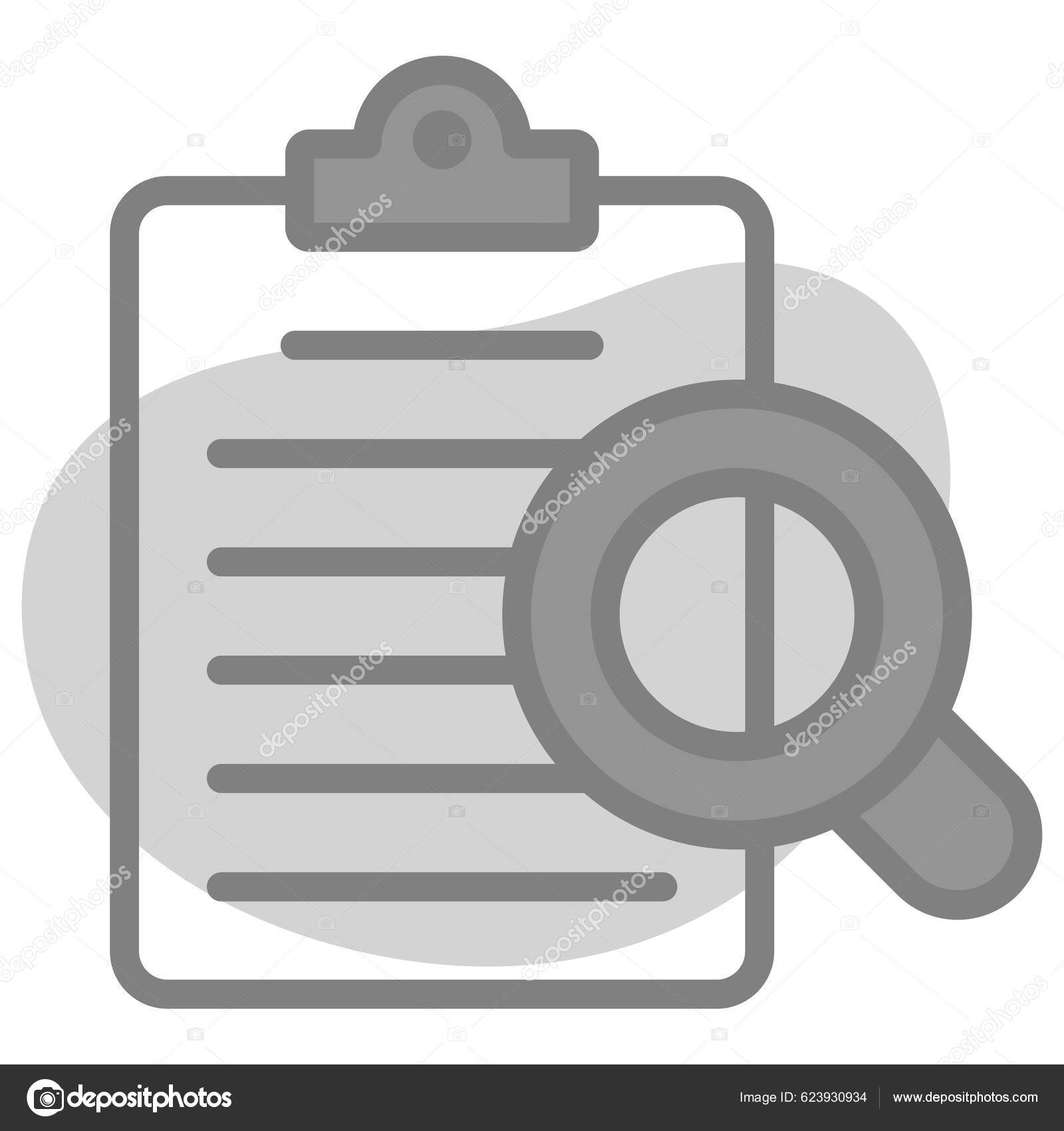 Audit File Icon User Interface Vector Illustration Simple Vector Sign ...