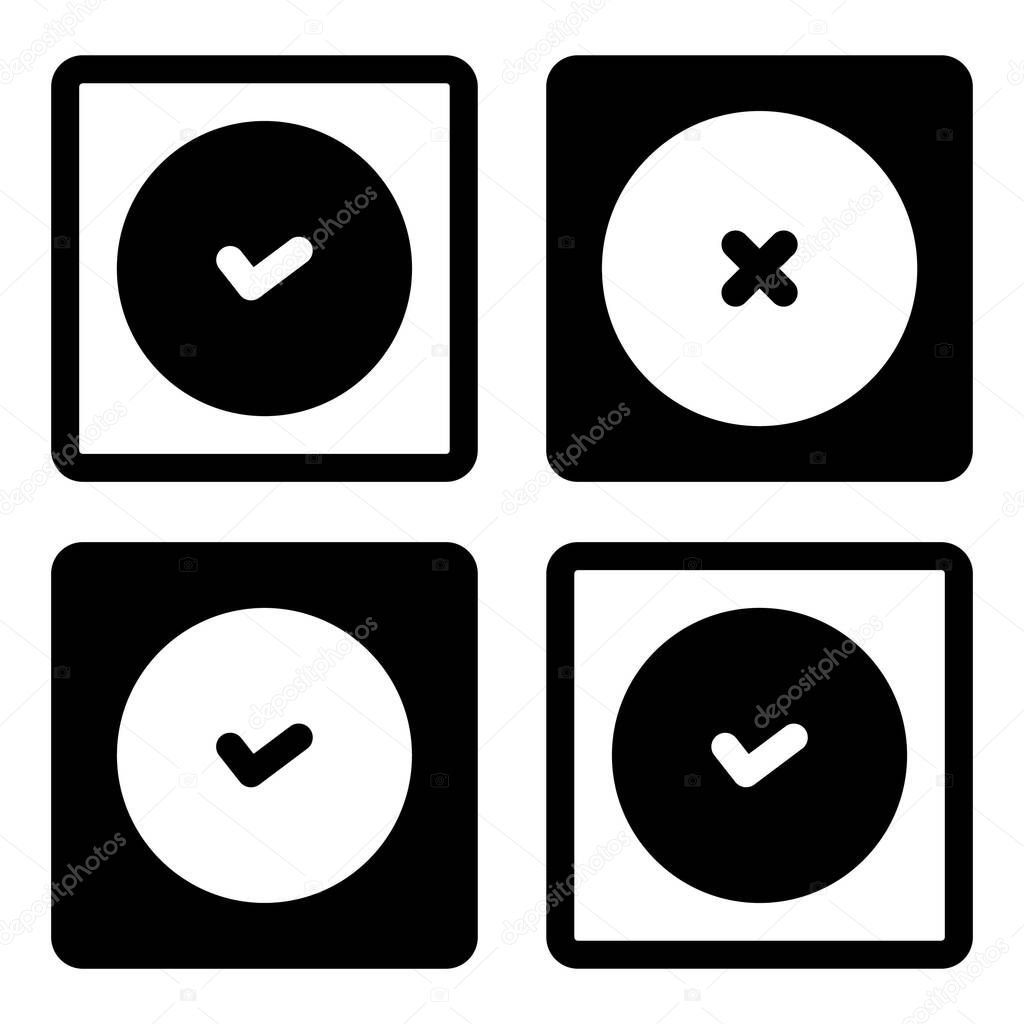 elige Icono. Interfaz de usuario Vector Illustration, As a Simple ...