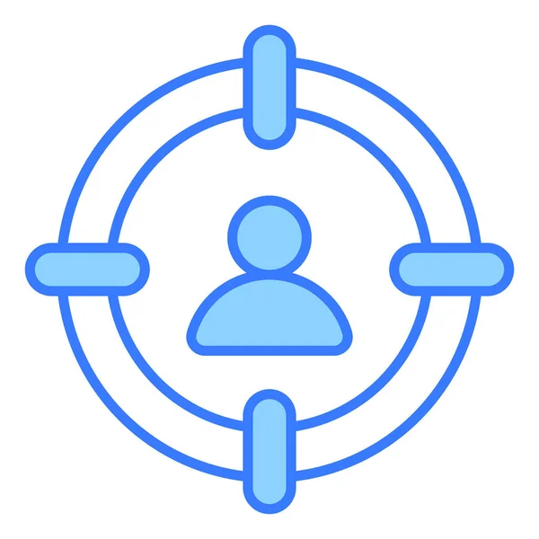 Target User Icon User Interface Vector Illustration Simple Vector Sign ...