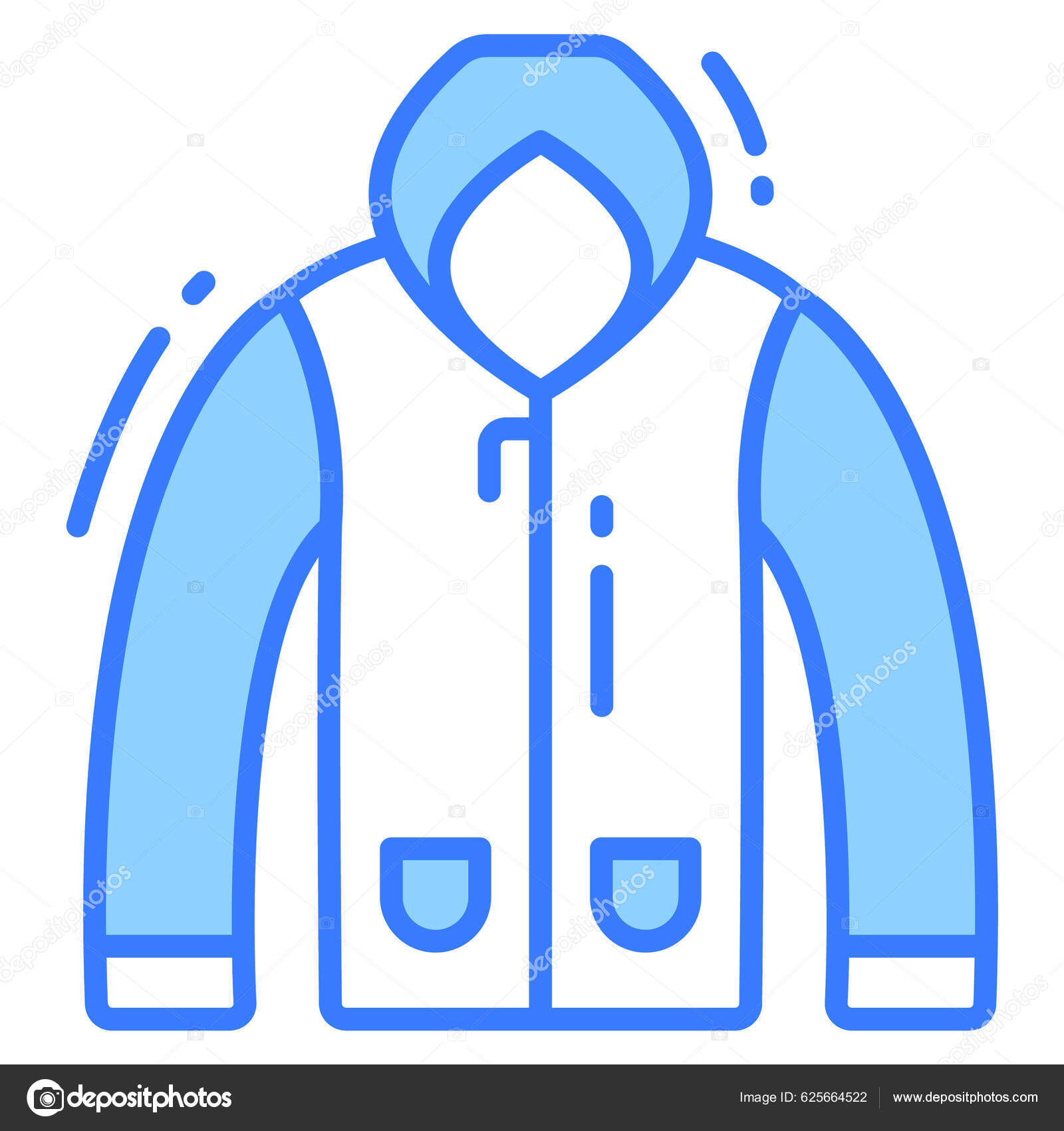 Icono Capucha Estilo Moda Aislado Sobre Fondo Blanco Ilustraciones ...