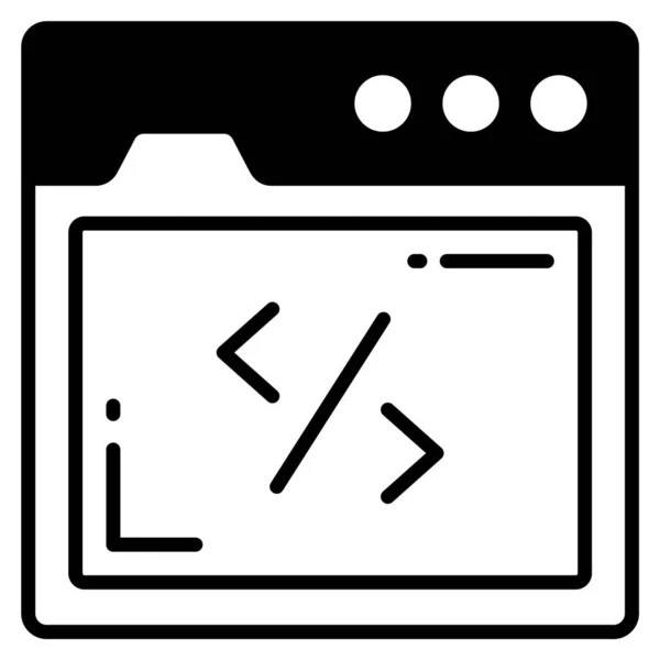 Programing Icon User Interface Vector Illustration Simple Vector Sign ...