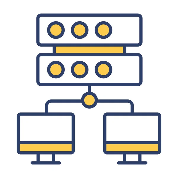 Amazing Vector Database Network Modern Style Easy Use Icon Stock Vector ...