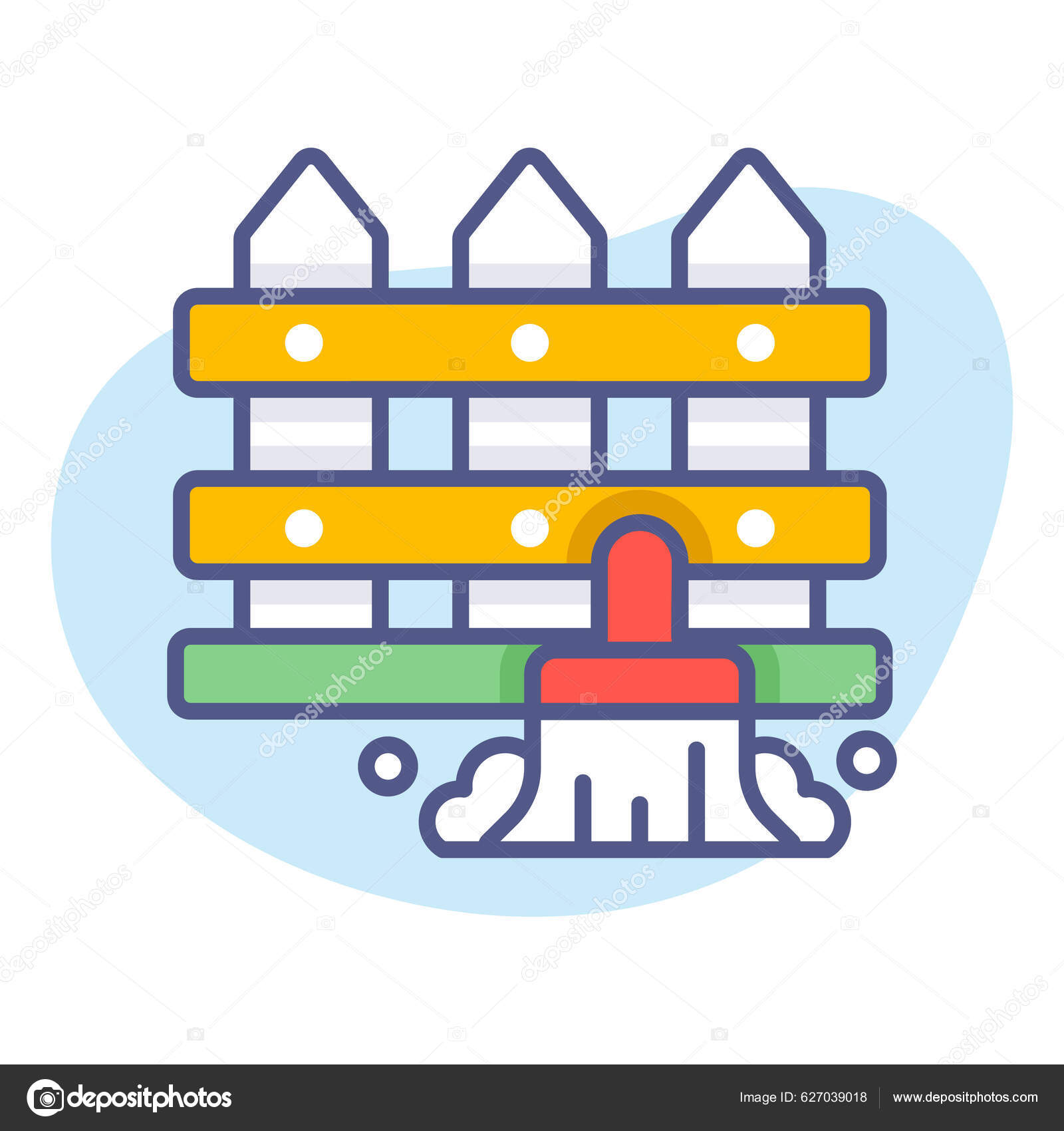 Backyard Cleaning Modern Concepts Design Premium Quality Vector ...