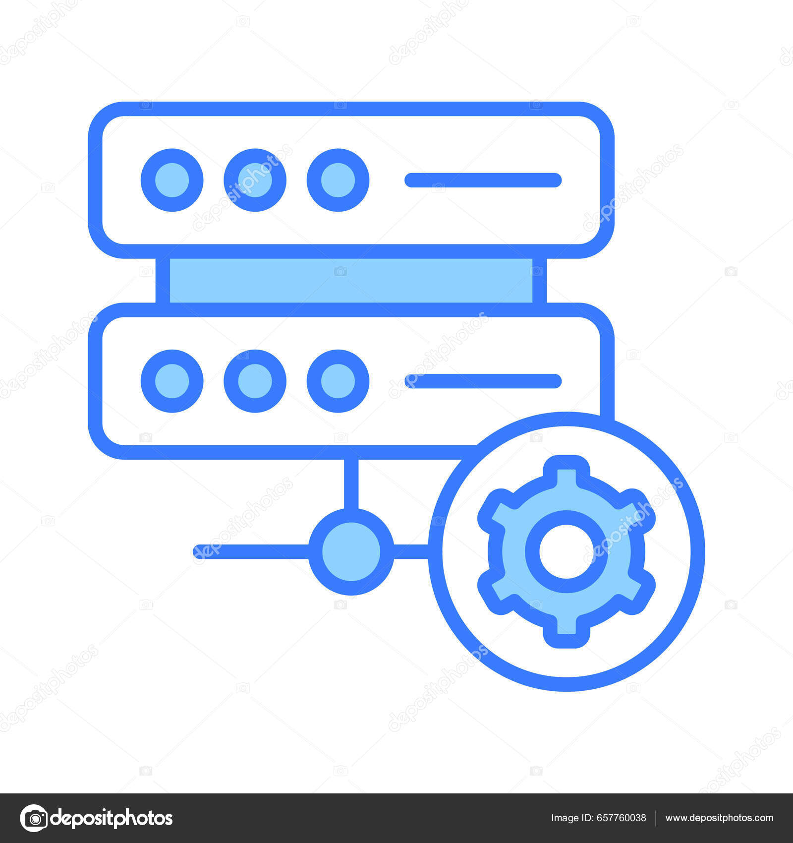 Check Beautiful Designed Vector Server Setting Premium Icon Stock ...