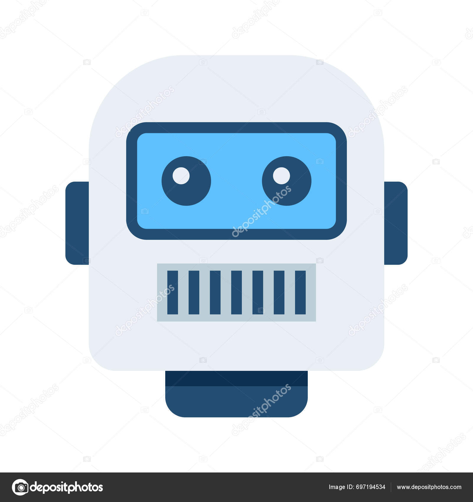 Descargar Este Hermoso Diseño Vectorial Robot Aislado Sobre Fondo ...