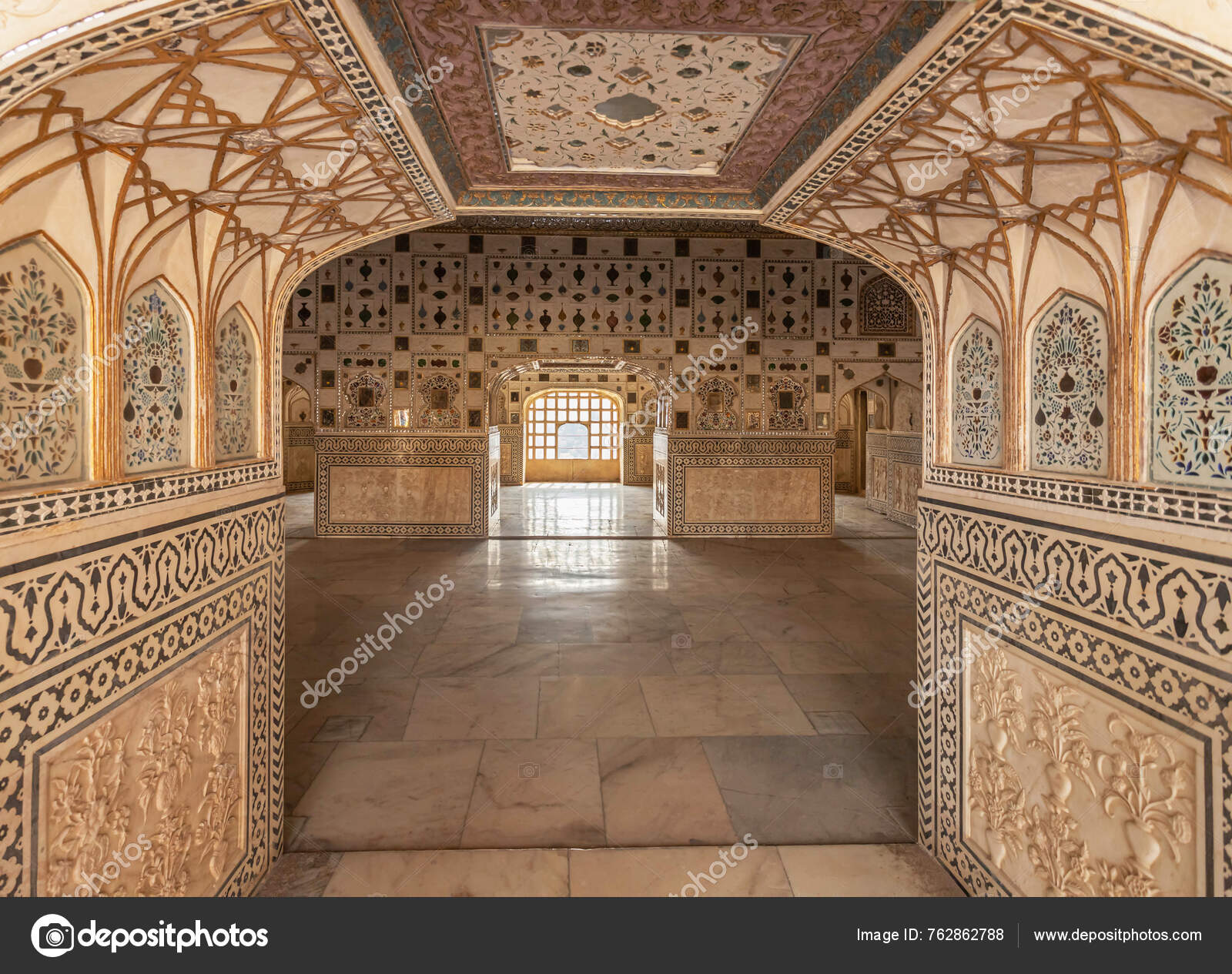 Sheesh Mahal Mirror Palace Interior Decoration Beautiful Most Famous ...