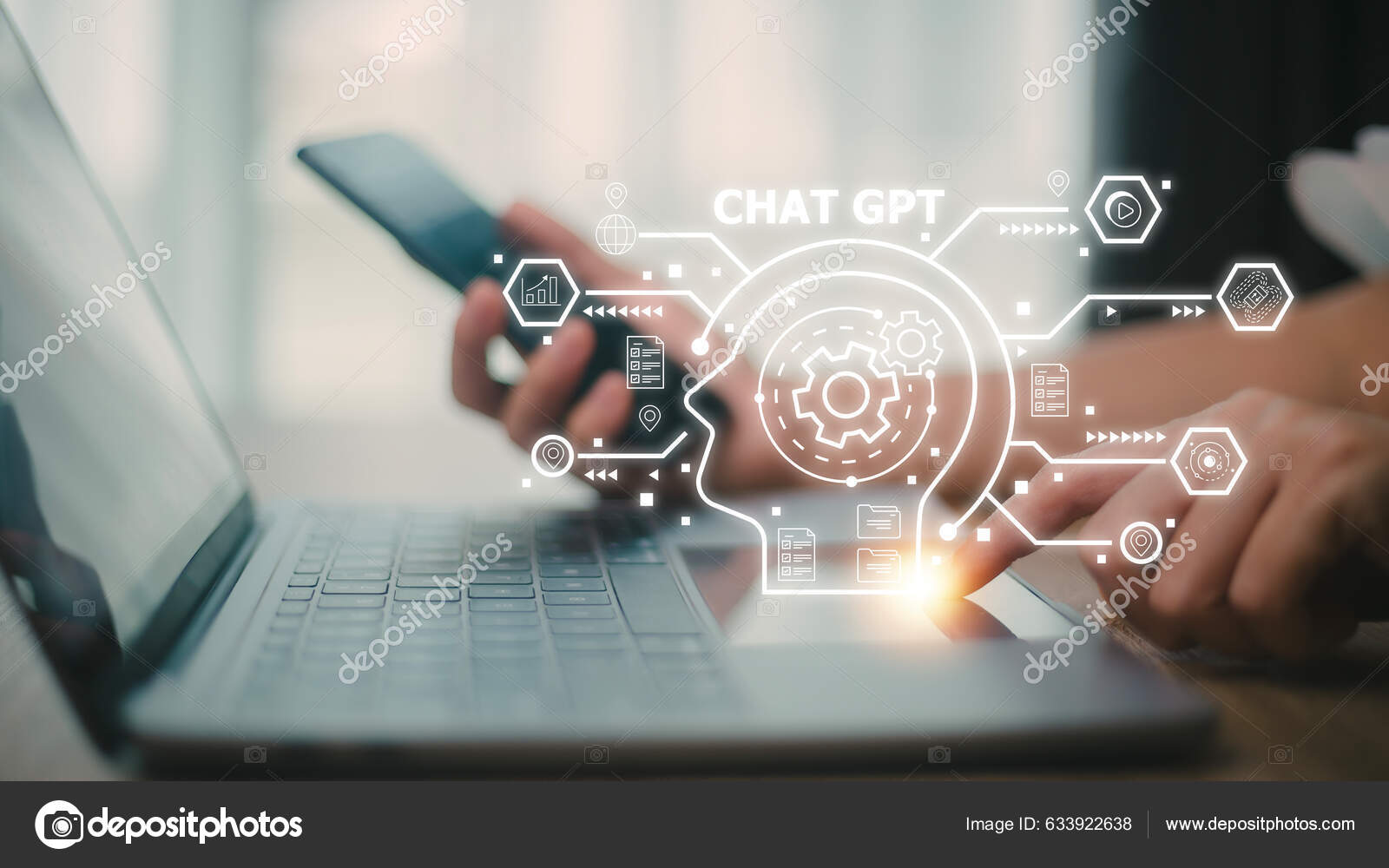 Fotos de Chatgpt Chat Artificial Intelligence Woman Chatting Smart Artificial Intelligence Using ...