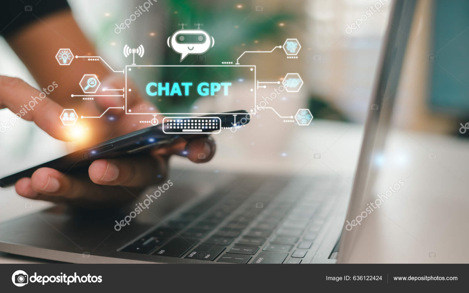 Chatgpt Chat Artificial Intelligence Business Chatting Smart Artificial ...