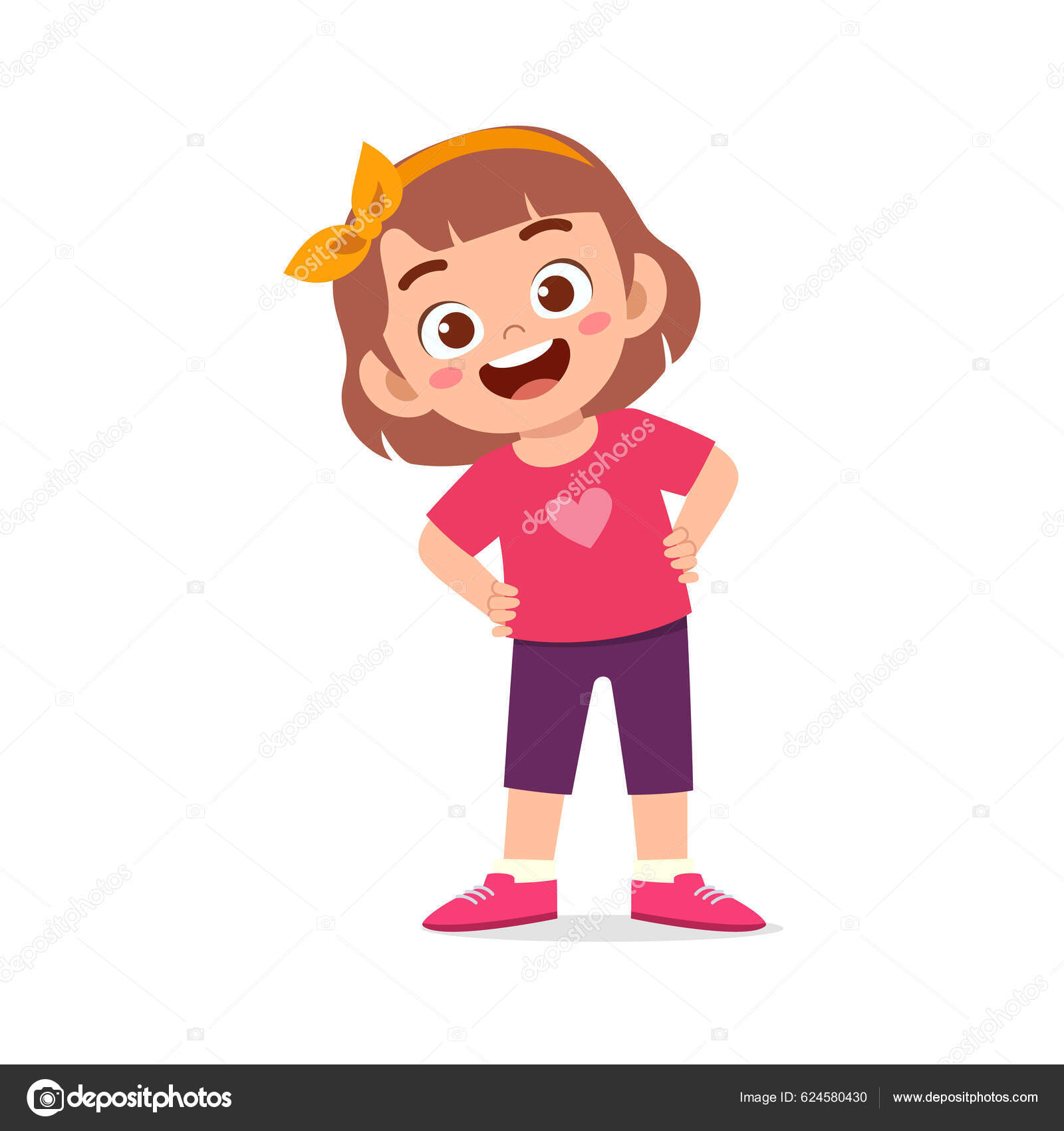 Little Kid Some Stretching Workout Stock Vector by ©colorfuelstudio ...