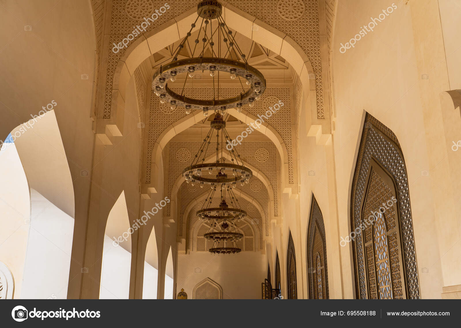 Doha Qatar December 2023 Largest Mosque Qatar Imam Abdul Wahhab — Stock ...