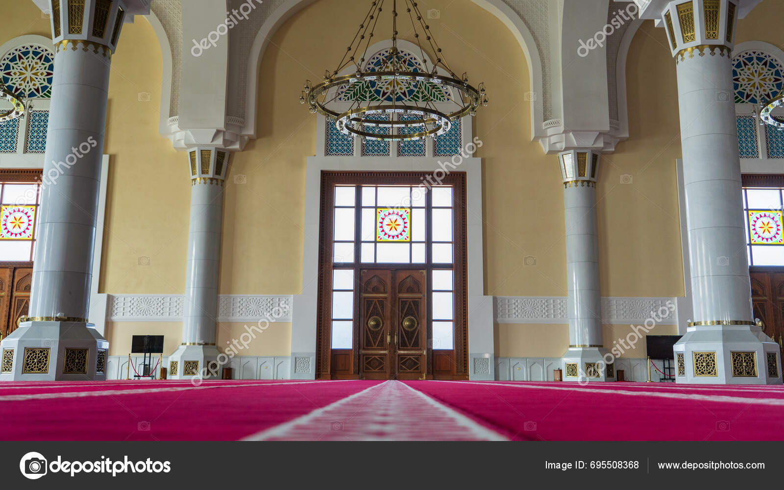Doha Qatar December 2023 Largest Mosque Qatar Imam Abdul Wahhab — Stock ...