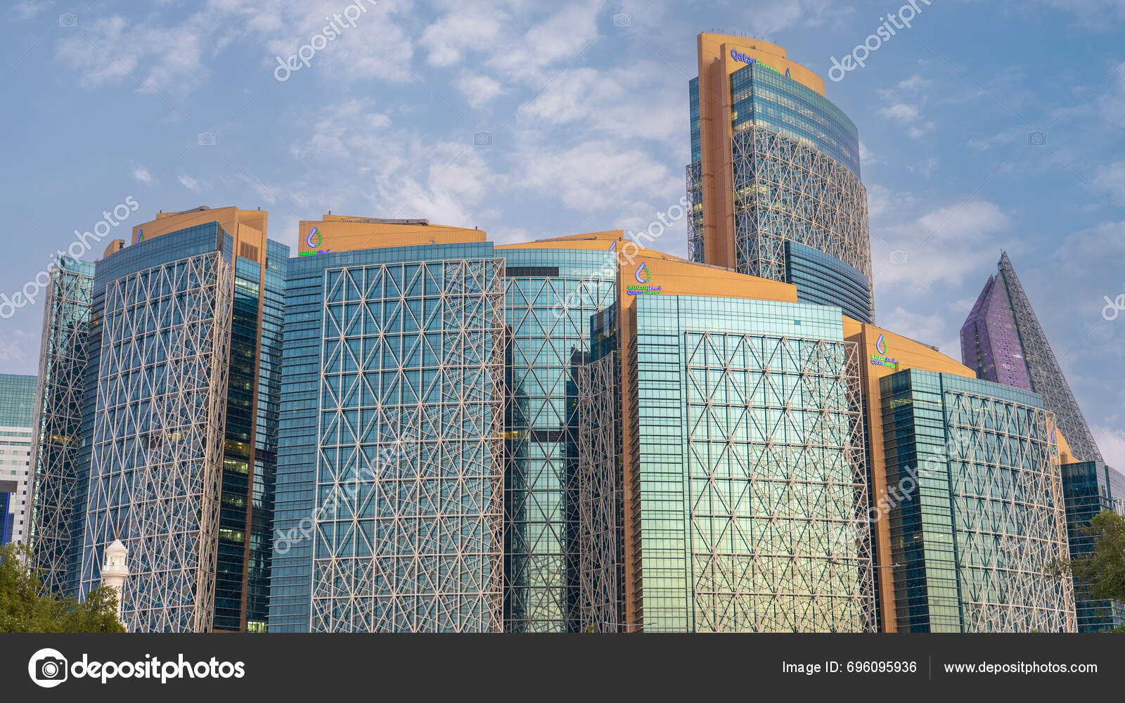 Doha Qatar December 2023 Qatar Energy Qatar Petroleum Head Office ...