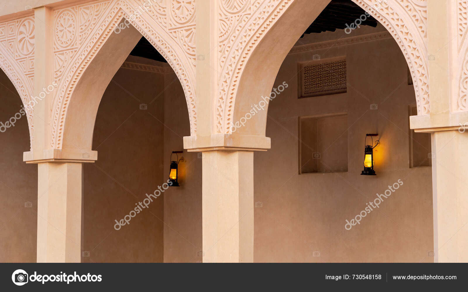 Doha Qatar June 2024 Traditional Qatari House Exterior National Qatar ...