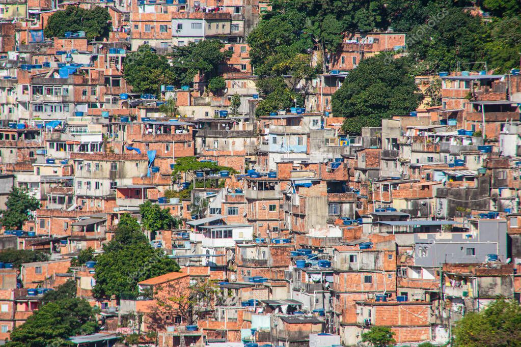Rocinha Favela en Río de Janeiro, Brasil - 18 de enero de 2023: Favela ...