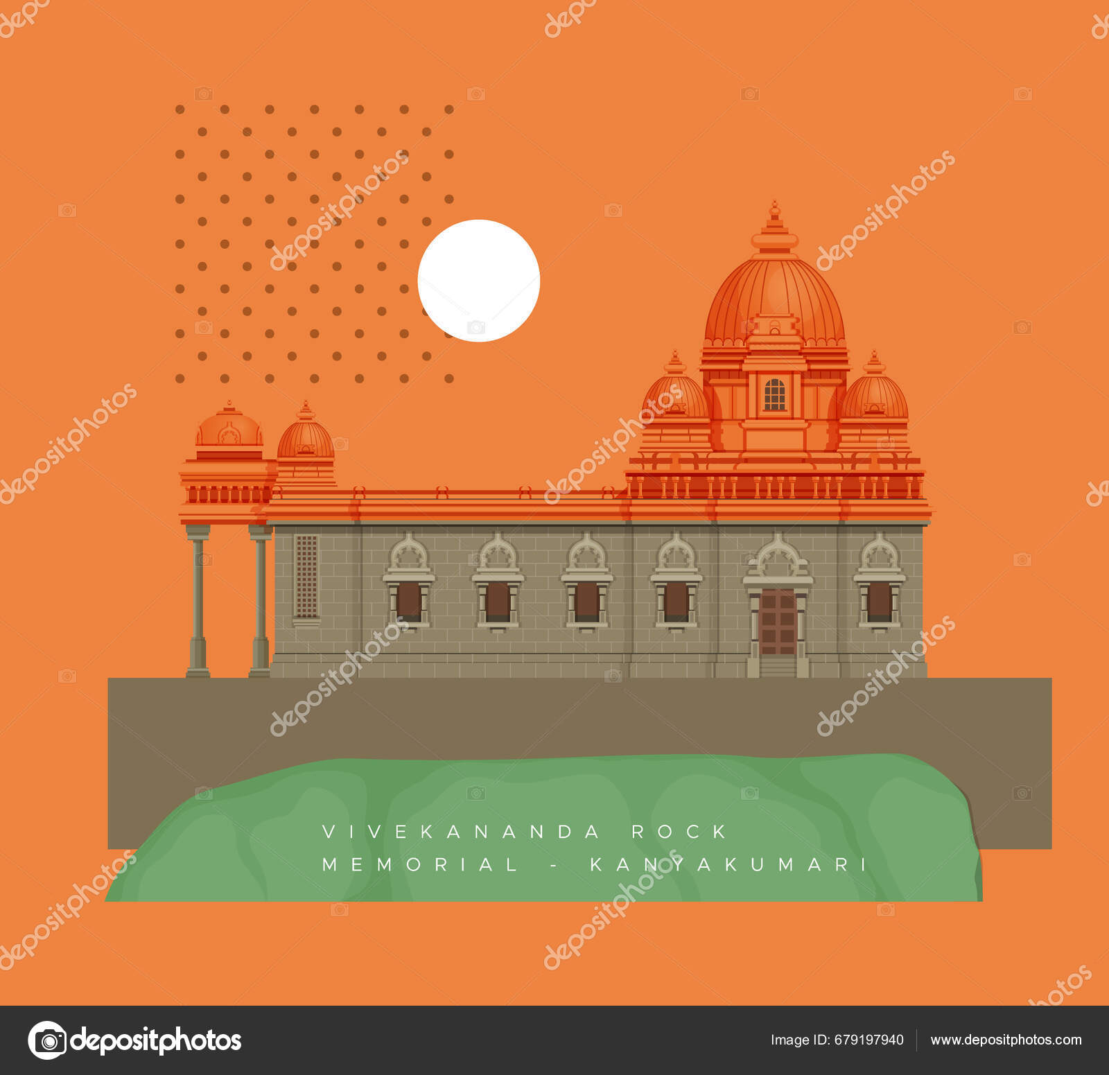 Vivekananda Rock Memorial Kanyakumari Tamilnadu Stock Icon Eps File ... Vivekananda Rock Memorial Kanyakumari Tamilnadu Stock Icon Eps File ...