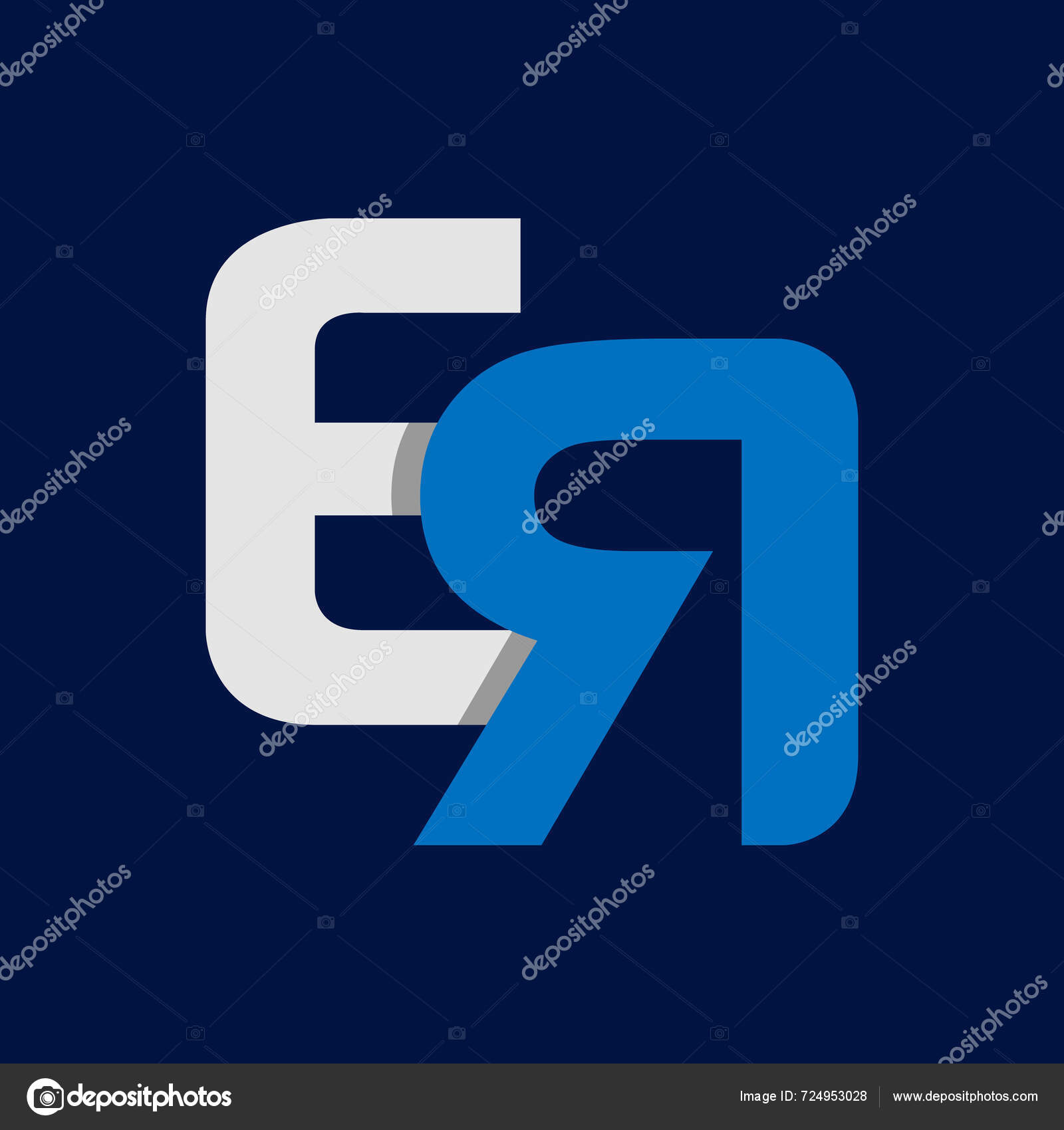 Blue White Black Background Emergency Room Logo Medical International ...